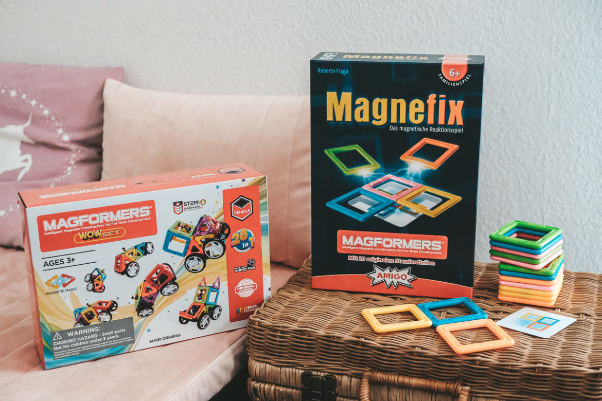 Geschenkidee für Kinder: AMIGO Magnefix mit MAGFORMERS Bauteilen!